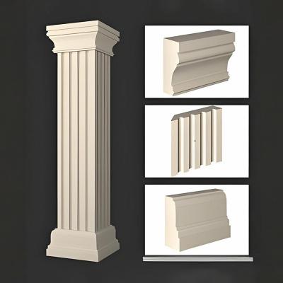 China Eps Polystyrene Concrete Molds Roman Pillars For Sale Decorative for sale