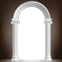 China Modern European Style Concrete Stucco Pillars Columns Plastic Pillar Molds Roman Column for sale
