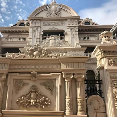 China Lightweight Architectural Foam Medallions EPS Polystyrene Molding Styrofoam Decorative For Hotels Villa for sale