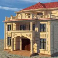 China GFRC European Style Traditional Building Materials Cornice Crown Moulding Exterior Wall for Villa Graphic Design 5-Year Warranty for sale