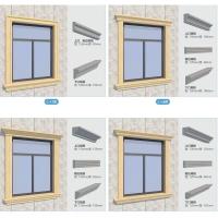 China EPS Decorative Moulding Exterior Decoration Moulding EPS Window Trim Exterior Cornice EPS Foam Cement Moulding for sale