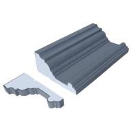 China Modern Style EPS Exterior Window Moulding Decorative Pillar Ornamental Exterior Foam Mouldings Stylish Exterior Decorative EPS Mouldings for sale