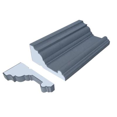 China Modern Style EPS Exterior Window Moulding Decorative Pillar Ornamental Exterior Foam Mouldings Stylish Exterior Decorative EPS Mouldings for sale