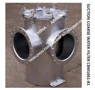 China Marine Seawater Filter CBM1061-81 Coarse Water Filter 80mm Flange Connection for sale