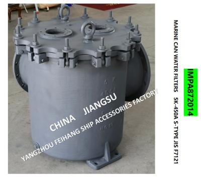 China IMPA872014 5K 450A LA-Type JIS F7121 Marine Rectangular Tubular Seawater Filter for sale