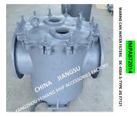 China JIS F7121 Marine Can Water Strainer Cast Iron Body 25A-500A 0.39MPa for sale