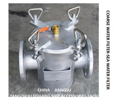 China Coarse Water Filter AS100 CB/T497-2012 Carbon Steel Hot Galvanized 100mm for sale