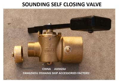 China Marine Sewage Treatment Bronze Sounding Self Closing Valve FH-65 65mm ACB T3778-1999 for sale