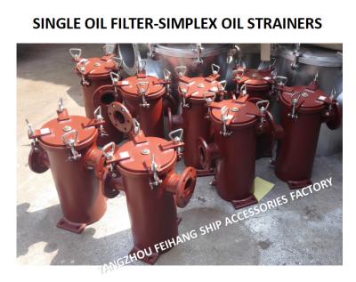 China Single Oil Filter LB5125 CBM113 Right Angle Coarse Lubricating Fuel Filter 1 Inch for sale