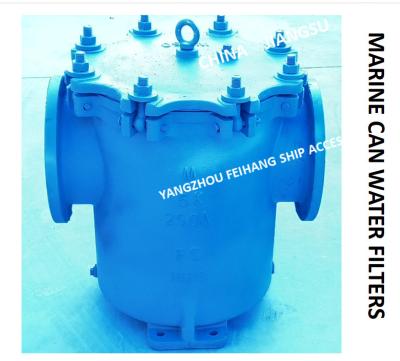 China JIS F7121 Marine Can Water Strainer Cast Iron Body 0.39MPa 25A-500A for sale