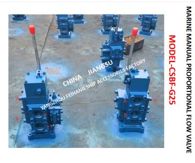 China Manual Proportional Flow Compound Valve CSBF-G25 Cast Iron 25mm for Windlass for sale