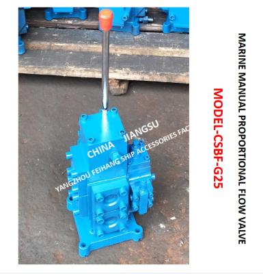 China Windlass Control Valve CSBF-G25 Manual Proportional Flow 25 L/min Hydraulic for sale