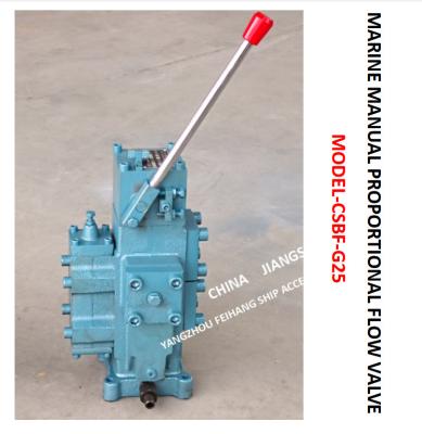 China CSBF-Y-G25 Marine Manual Proportional Flow Directional Composite Valve 25 L/min for sale