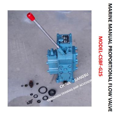 China Marine Manual Proportional Flow Directional Composite Valve CSBF-G25-O 25 Size for sale