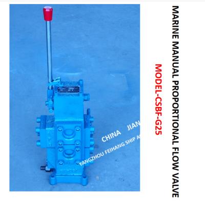 China Manual Proportional Composite Valve CSBF-M-G25 for Windlass 25 L/min Hydraulic Flow Control for sale
