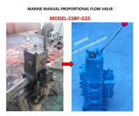 China CSBF-G25 Manual Proportional Flow Control Valve Winch Control Block 25mm 200L/min for sale