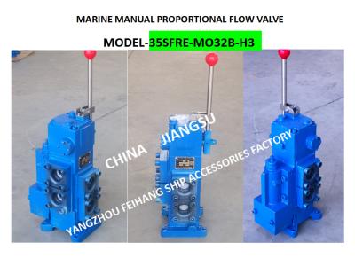 China Marine Manual Proportional Flow Directional Compound Valve 35SFRE-MO32-H3 320L/min for sale