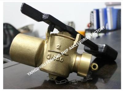 China Bronze Self-Closing Globe Valve FH-40A with Counter Weight for Sounding Pipes DN40 for sale