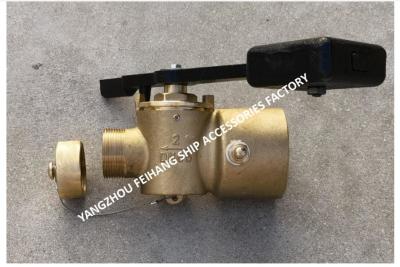 China Bronze Self-Closing Globe Valve FH-50A with Counterweight for Sounding Pipes DN50 for sale
