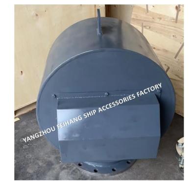 China Marine Air Vent Head FH-5K-350A Carbon Steel Pipe Type Ballast Compartment Breathable Cap DN65-DN400 for sale