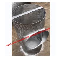 China Stainless Steel Sea Chest Filter Strainer 3mm 5mm Custom Size Marine Seawater Filter Element for sale