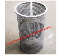 China Marine Sea Chest Filter Strainer 4mm Stainless Steel 2mm Thick Seawater Filter Element for sale
