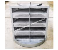 China Marine Sea Chest Filter Strainer 4mm Stainless Steel 2mm Thick Seawater Filter Element for sale