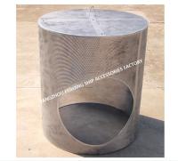 China Marine Sea Chest Filter Strainer 4mm Stainless Steel 2mm Thick Seawater Filter Element for sale