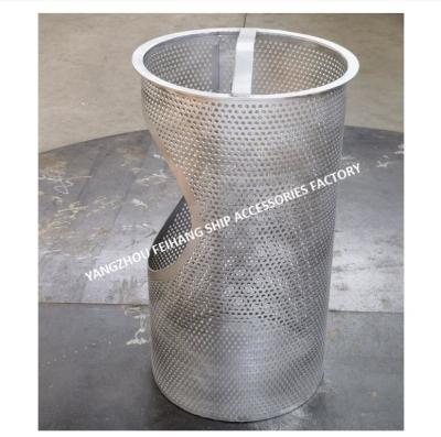 China Marine Sea Chest Filter Strainer 4mm Stainless Steel 2mm Thick Seawater Filter Element for sale