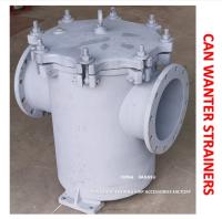 China JIS F7121 Marine Can Water Strainer S-Type 5K-350A Cast Iron Body Stainless Steel Filter for sale