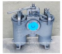China DUPLEX TYPE STRAINERS JIS F7208 5K-50A DUPLEX OIL STRAINER DUPLEX OIL STRAINER-FOR CASTING for sale
