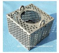 China JIS F7206 Marine Stainless Steel Bilge Water Filter Box FH-150A Suction Rose Box Strainer 150A for sale