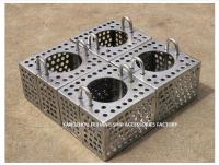 China JIS F7206 Marine Stainless Steel Bilge Water Filter Box FH-150A Suction Rose Box Strainer 150A for sale