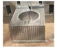China JIS F7206 Marine Bilge Water Filter Box FH-125A Carbon Steel Hot-Dip Galvanized for sale