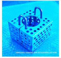 China JIS F7206 Marine Bilge Water Filter Box FH-125A Carbon Steel Hot-Dip Galvanized for sale