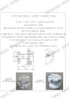 China Reliable Shore Connection For Efficient Oily Wastewater Management ModelAS6100 CB/T3657 for sale