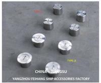 China Stainless Steel Sounding Pipe Head GB/T3778-99 Threaded DN40-DN150 for Ship Deck for sale