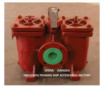 China Duplex Low Pressure Oil Filter AS50-0.40/0.22 CB/T425-94 20-200mm Marine Grade for sale