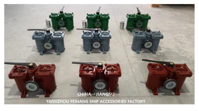 China Duplex Oil Filter Double Oil Strainer CB/T425-94 Size 20-200mm Cast Iron Body for sale
