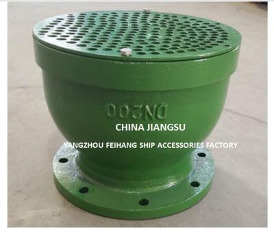 China Marine Gooseneck Air Vent Head CB/T3594 Cast Iron Body SUS316L Float 50-250A for sale