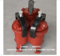 China JIS 5K Duplex Oil Strainer U-Type 25-100A Cast Iron Double Oil Filter for Marine for sale