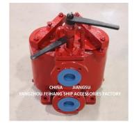 China Duplex Oil Strainer U-Type JIS 5K 65A Cast Iron Double Oil Filter for Marine Fuel Oil Pump Suction for sale
