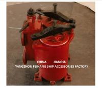 China JIS 5K-100A Duplex Oil Strainer U-Type Cast Iron 0.5Mpa for Marine Fuel Oil Pump Suction for sale