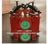 China JIS 5K-100A Duplex Oil Strainer U-Type Cast Iron 0.5Mpa for Marine Fuel Oil Pump Suction for sale