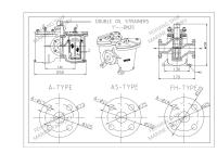China FEIHANG 1 DN25 Duplex Oil Strainer CB/T425 Double Oil Filter FC100C Max for sale
