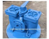 China Duplex Oil Filter AS16050 CB/T425-94 Cast Iron Body 200°C Max Temperature for sale