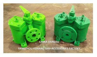 China Duplex Oil Filter AS32 CB/T425-94 Cast Iron Body 1.0Mpa Max Pressure for Shipbuilding for sale