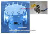 China Carbon Steel Sea Water Filter AS250 CB/T497-2012 with Stainless Steel Element DN250 1.0Mpa for sale
