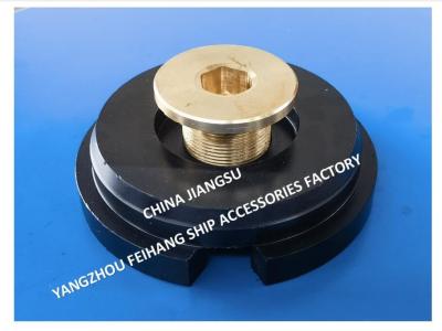China FeiHang BW52-45H Marine Bottom Plug 52mm Diameter Brass Cock for Oil Tank Drain for sale