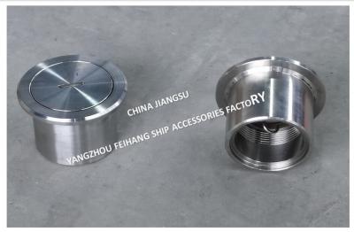 China Stainless Steel Sounding Pipe Head DN40-DN150 CB/T3778-99 Threaded Type A C for sale